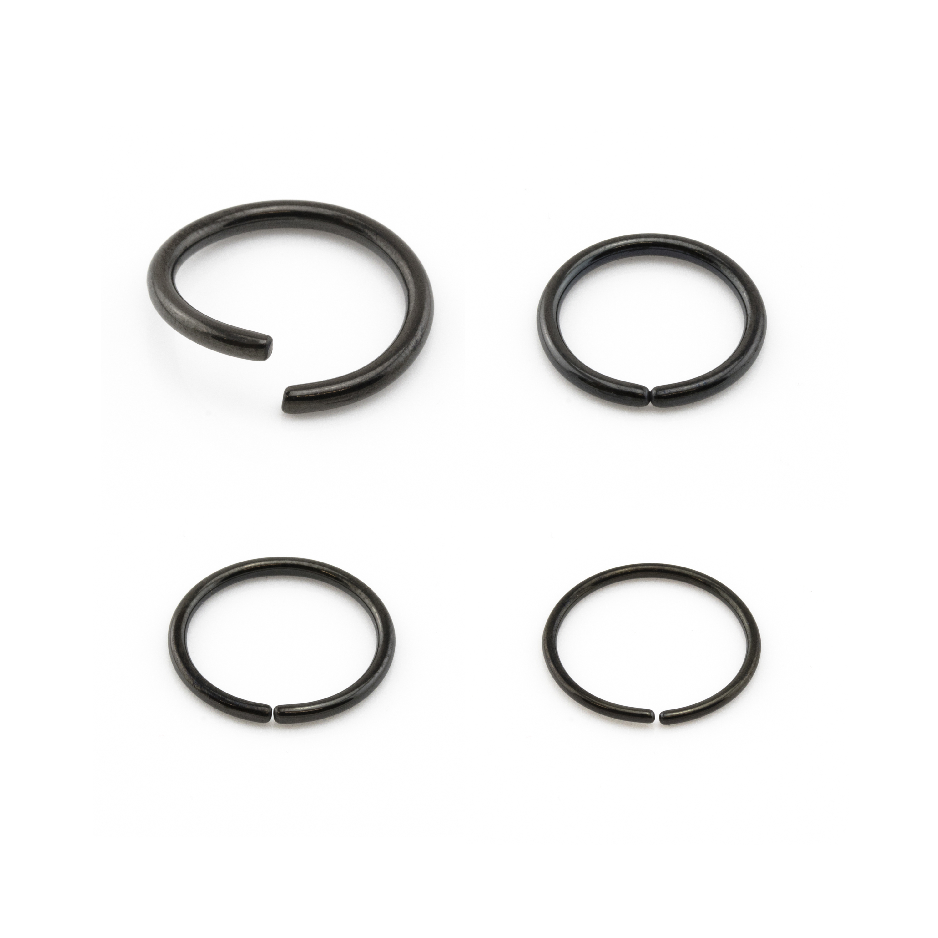 Black Split Ring | Vault 101 Limited - Free UK Delivery