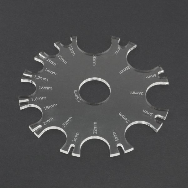 Piercing & Plug Gauge Measuring Wheel - Vault 101 Limited